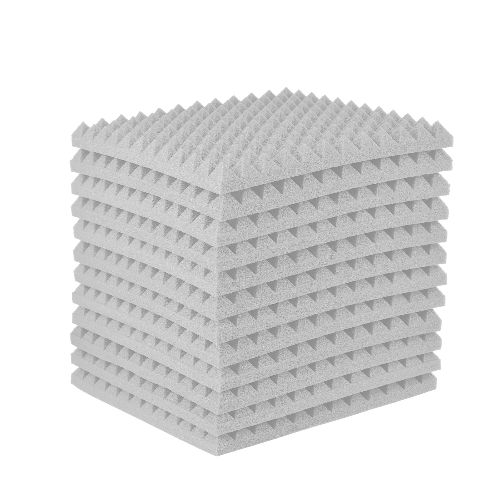 12-Pack Studio Sound Absorption Panels - High-Density Wedge Tiles for ...