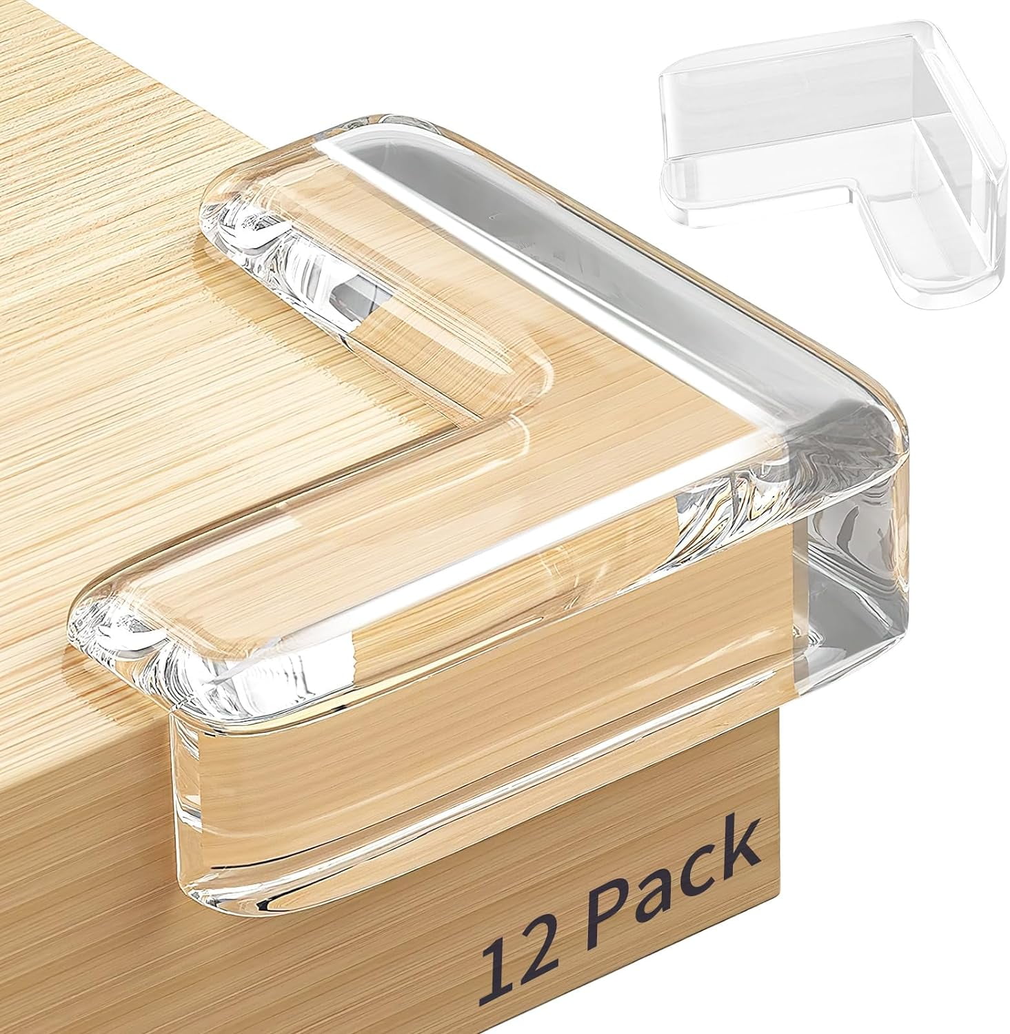 12 Pack Table Protectors Corner Guard Clear Furniture Edge Safety ...