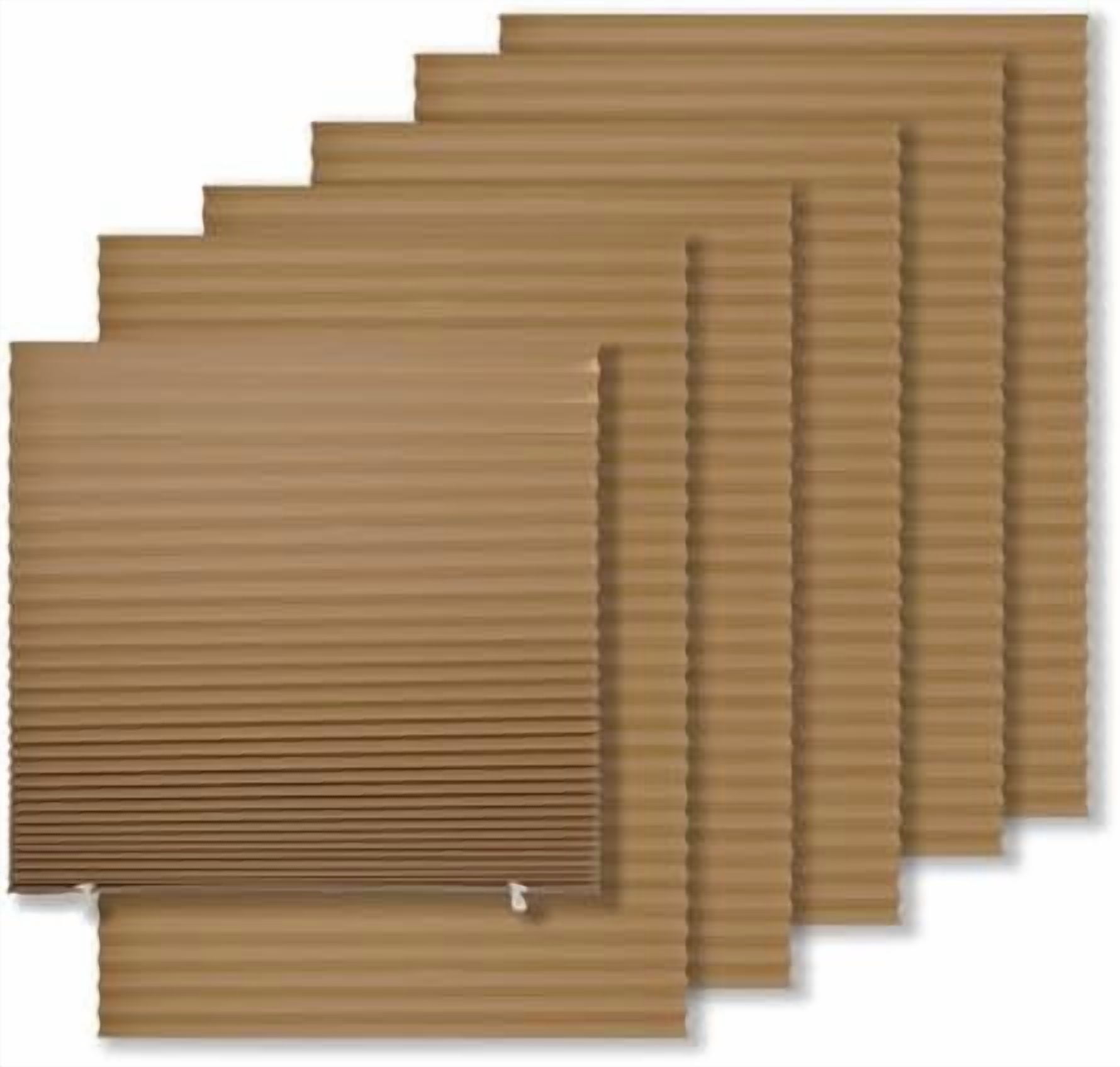 12 Pack Temporary Blackout Paper Shades for Windows,Paper Pleated ...