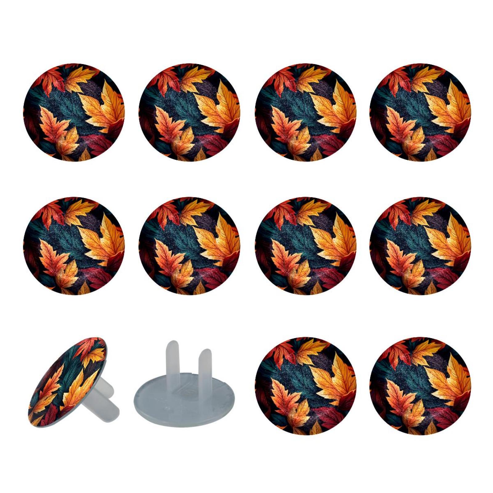 12 Pack Thanksgiving Leaves Outlet Covers Baby Proofing Socket ...