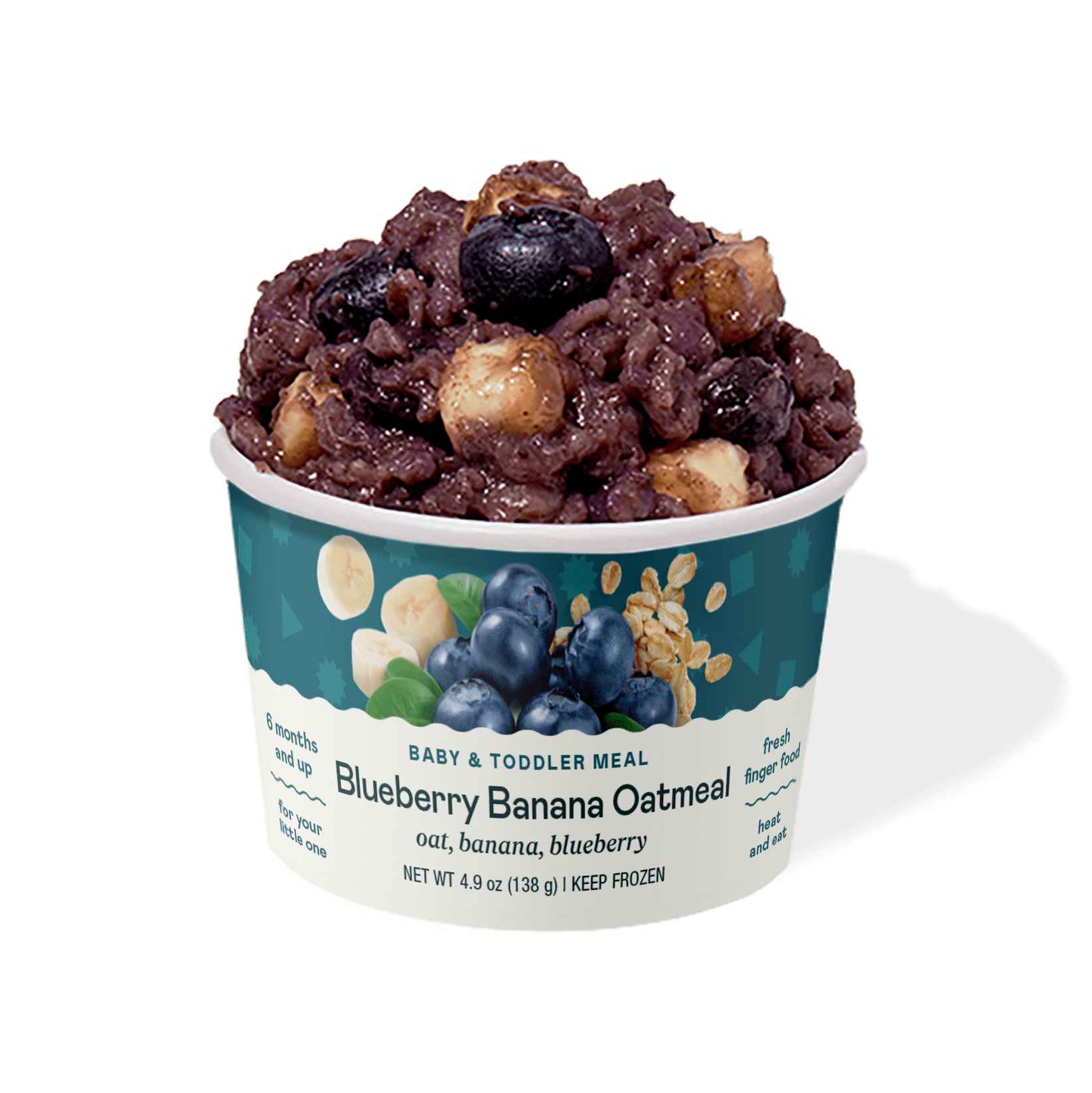 (12 Pack) Tiny Organics - Blueberry Banana Oatmeal - Walmart.com