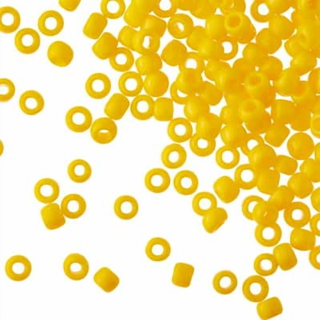 12 Pack: Toho Yellow Opaque Japanese Glass Seed Beads - 6/0 - Walmart ...
