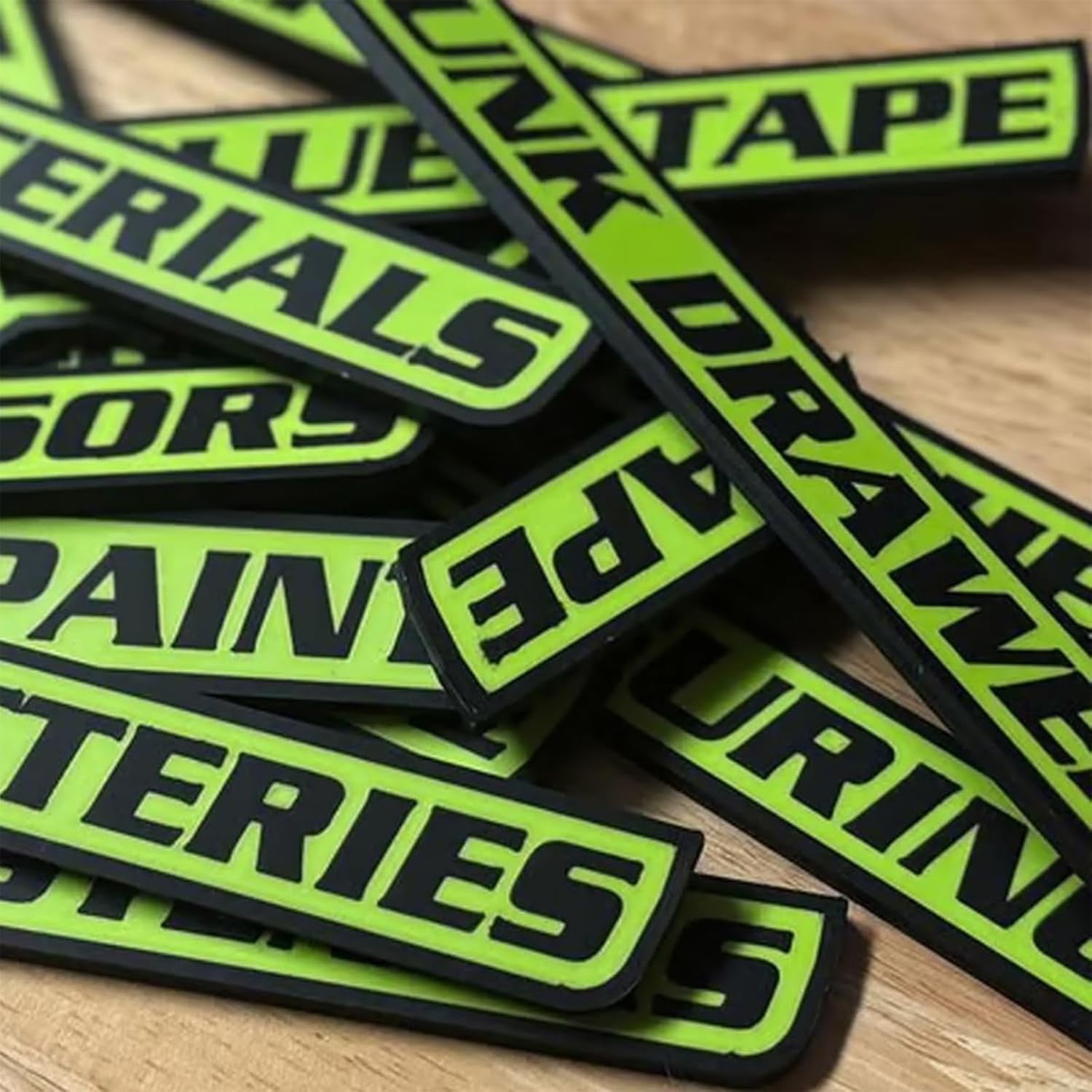12 Pack of Tool Box Labels, 3D-Printed Tool Box Labels, Easy to Read ...