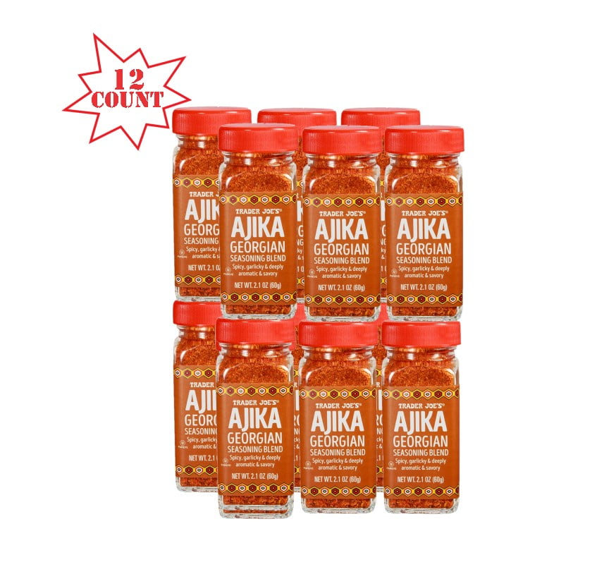 12 Pack | Trader Joe's Ajika Georgian Seasoning Blend, 2 Oz - Walmart.com 12 Pack | Trader Joe's Ajika Georgian Seasoning Blend, 2 Oz - Walmart.com