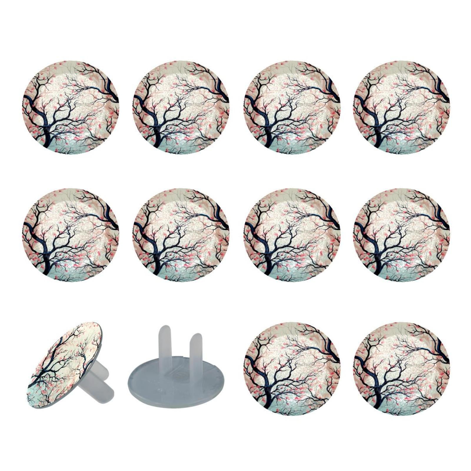 12 Pack Tree Outlet Covers Baby Proofing Socket Protectors Child Safety ...