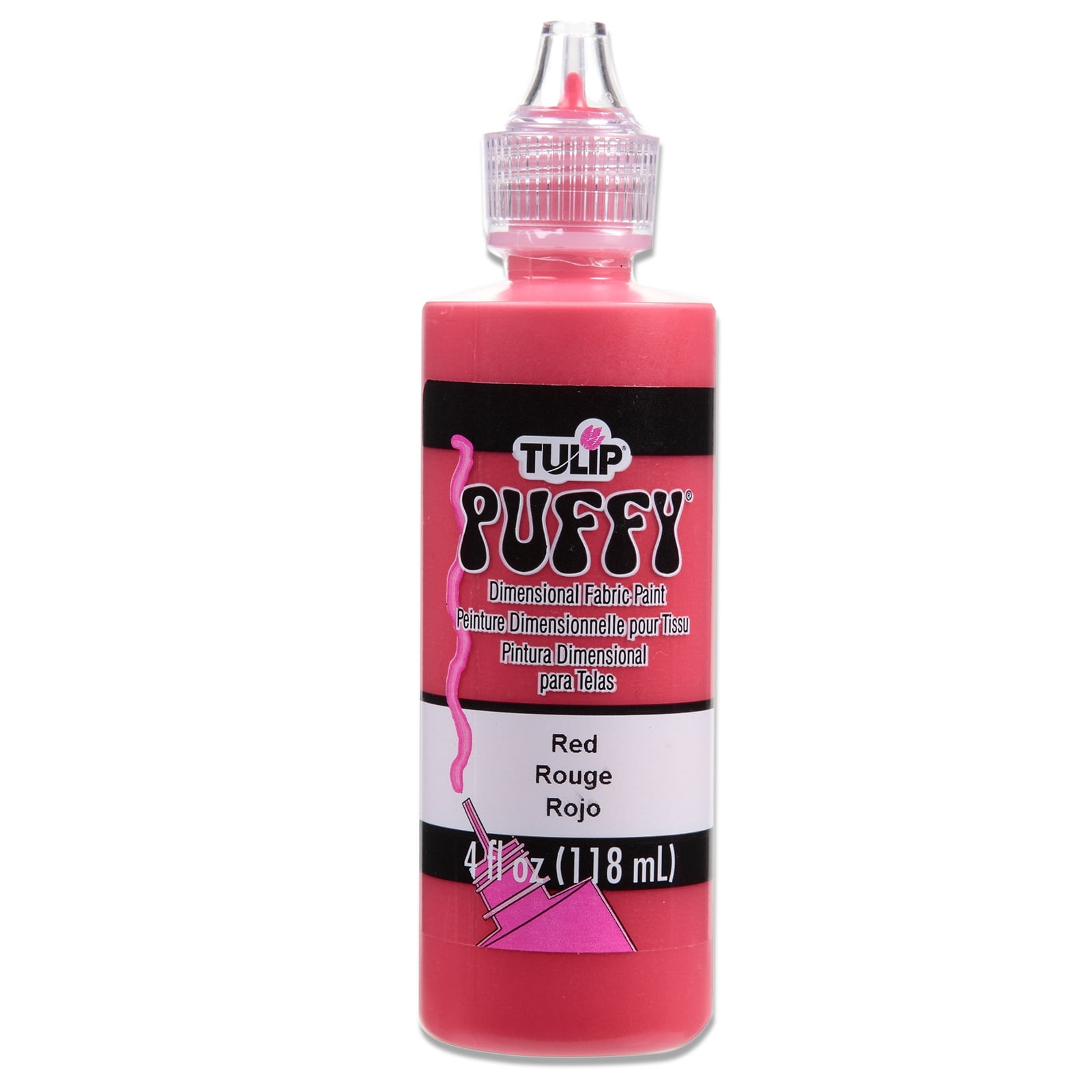Tulip Puff Paint 4oz. Puffy Dimensional Fabric Paint, 12 Pack - Walmart.com