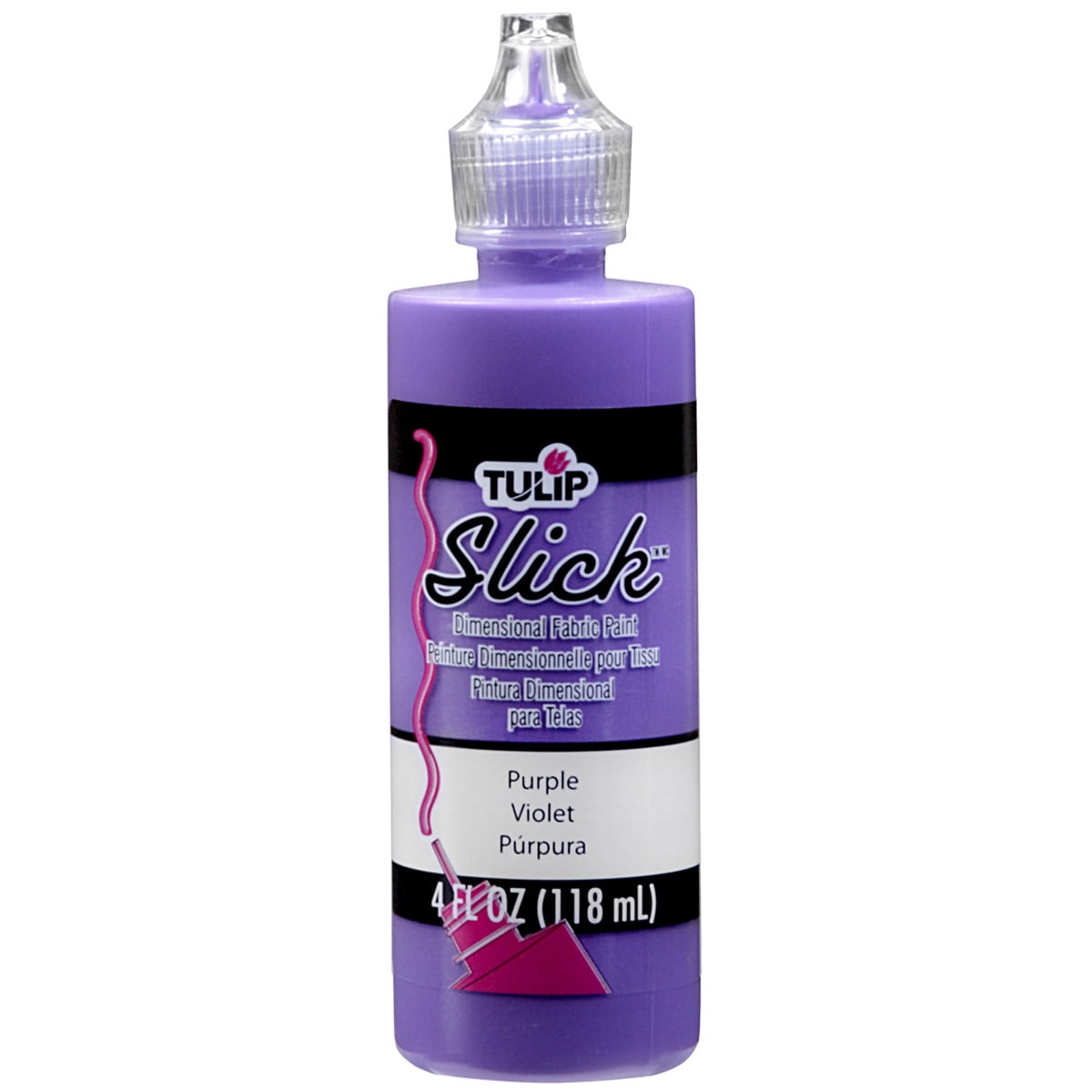 12 Pack: Tulip® Slick® Dimensional Fabric Paint - 4oz. - Walmart.com