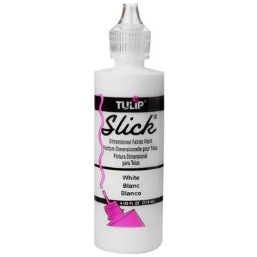 Tulip Dimensional Fabric Slick Paint 4 fl oz White 3 Pack - Walmart.com