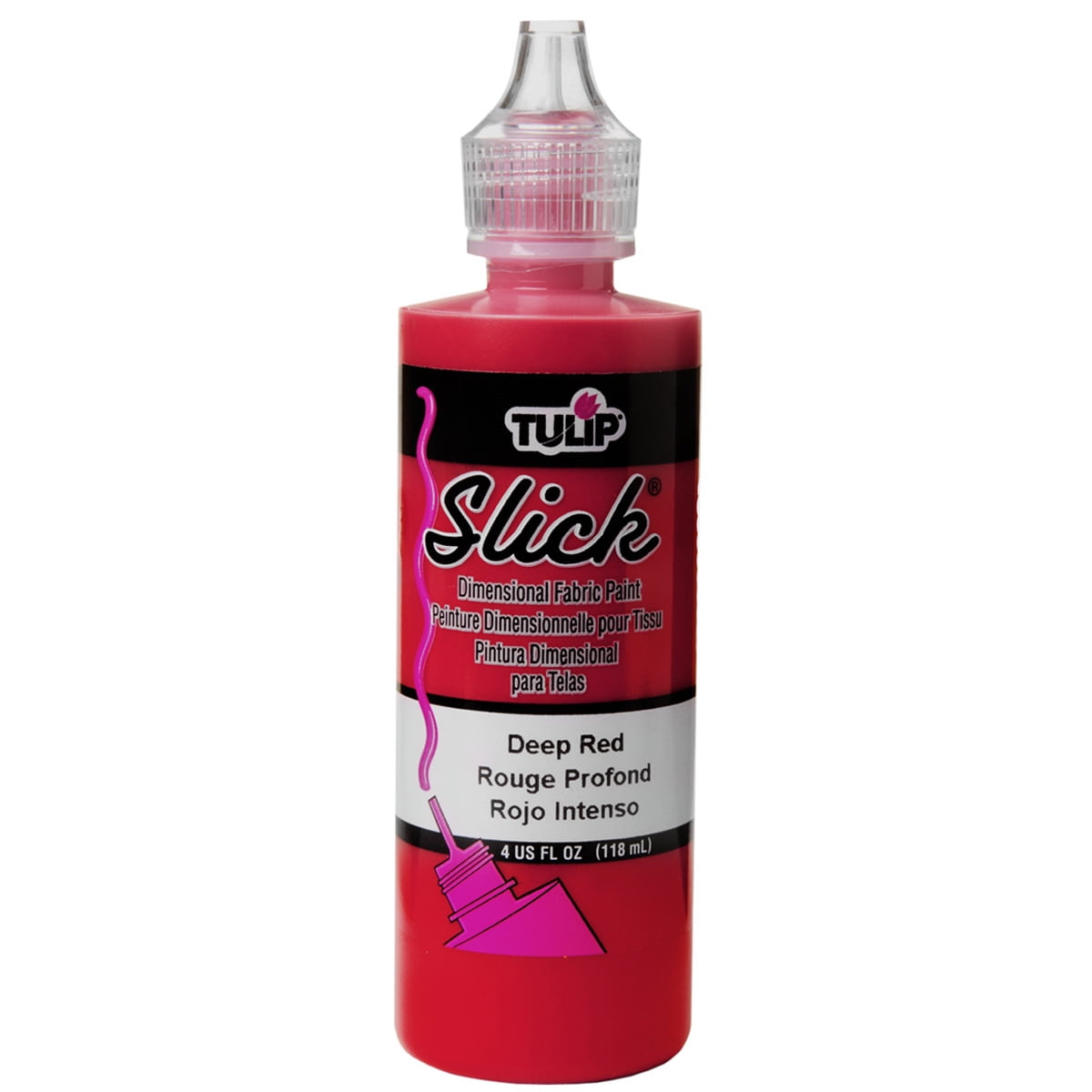 12 Pack: Tulip® Slick® Dimensional Fabric Paint - 4oz. - Walmart.com