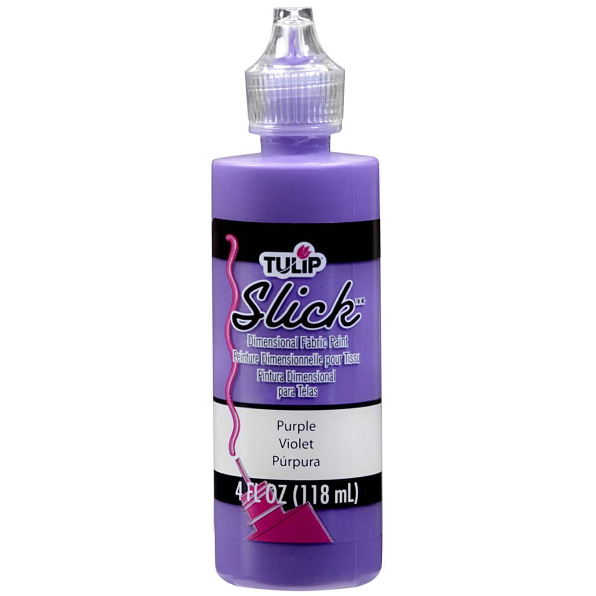 12 Pack: Tulip® Slick® Dimensional Fabric Paint, 4oz. - Walmart.com