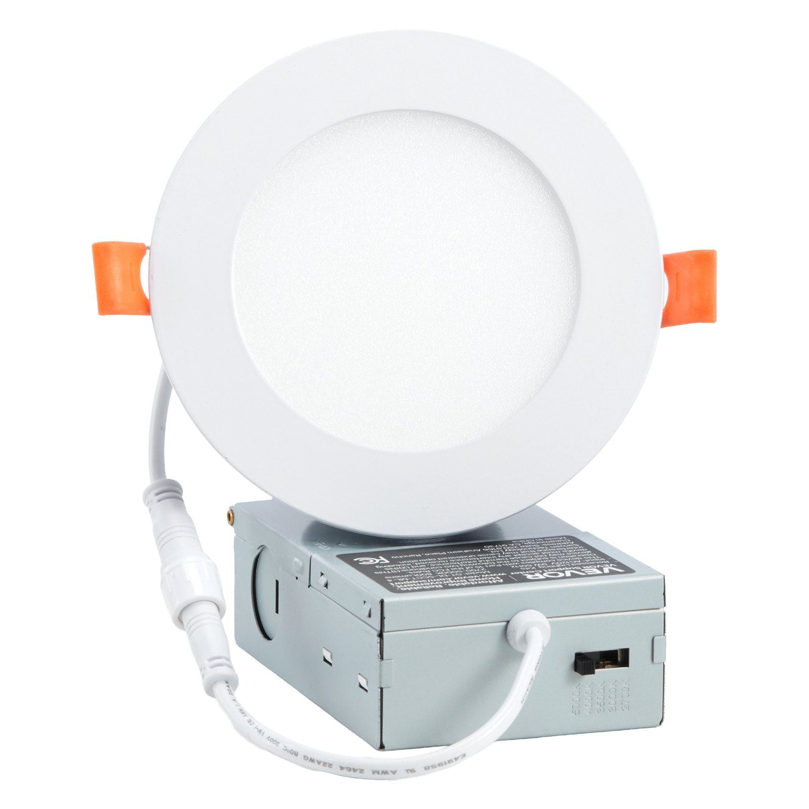 12 Pack Ultra-Thin 4" LED Recessed Light,5 Color Temperatures ...
