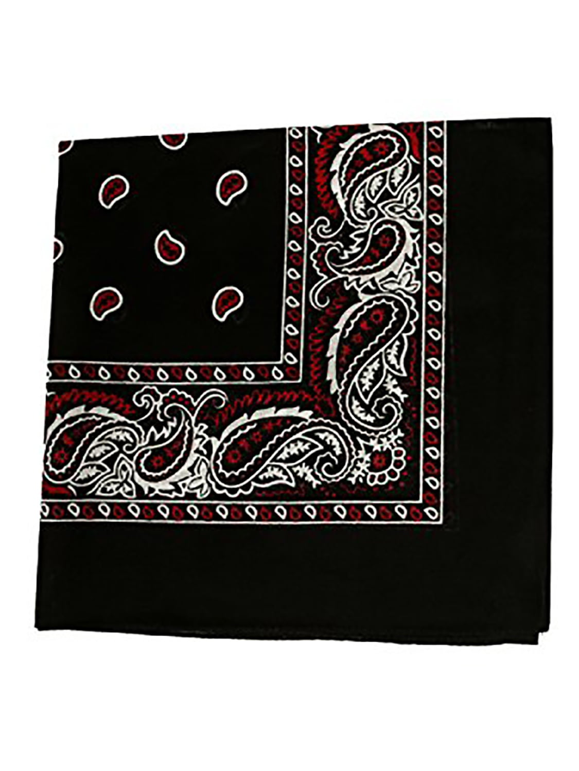 12 Pack Uni Style Apparel 100% Cotton 22 x 22 Inch Paisley Printed ...