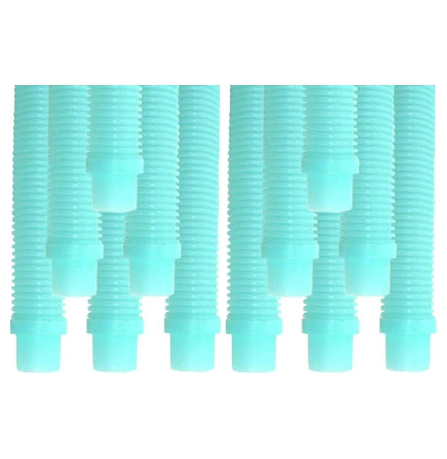 12 Pack Universal Pool Cleaner Suction Hose Inches Long Aqua Color for ...