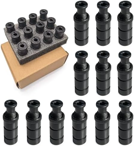 12-Pack Upgraded Pool Cover Anchors w/Head Bolts, Fiberglass Reinforced ...