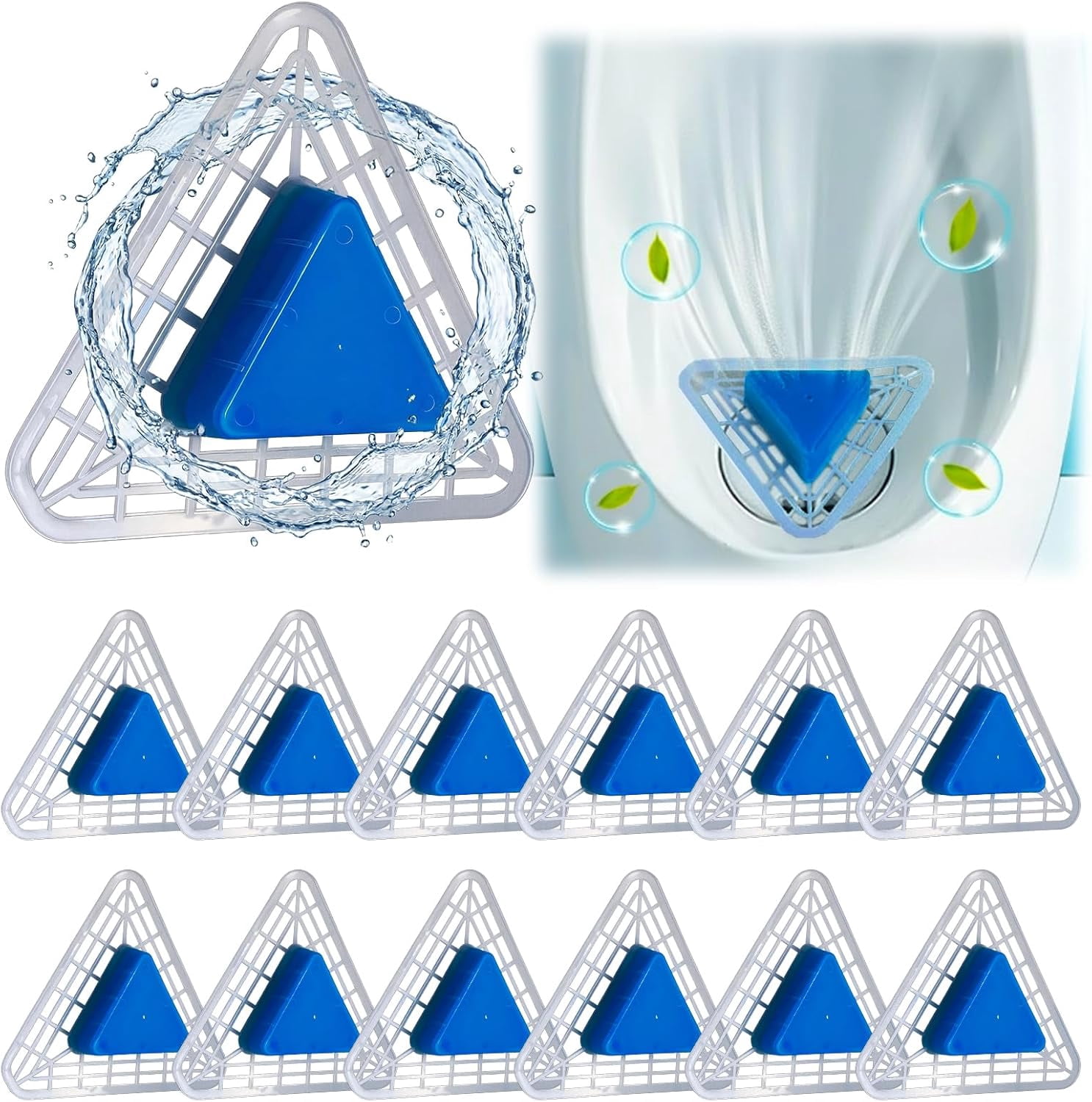 12 Pack Urinal Screen Deodorizer, Long-lasting up to 30 Days, 3000 ...