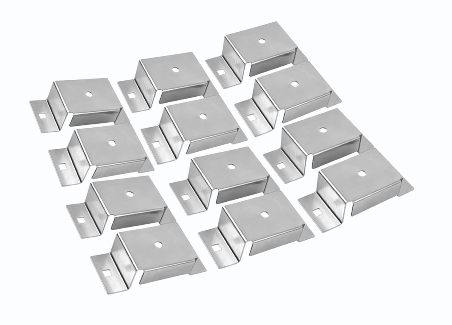 (12 Pack) Utility Trailer Bolt On Stake Pocket Bracket 3" x 1-1/2" Fits ...