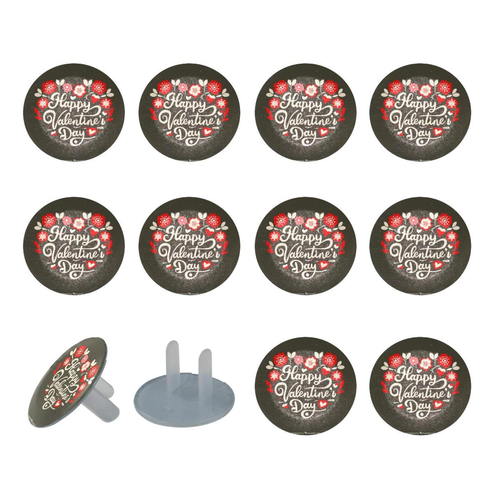 12 Pack Valentine's Day Font Outlet Covers Baby Proofing | Safe ...