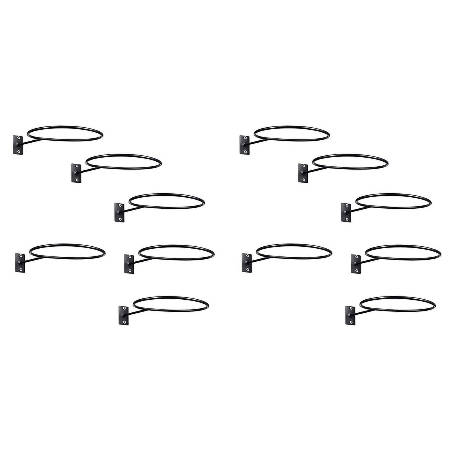 12 Pack Wall Mount Ball Display Ball Storage Ball Rack Ball Holder for ...