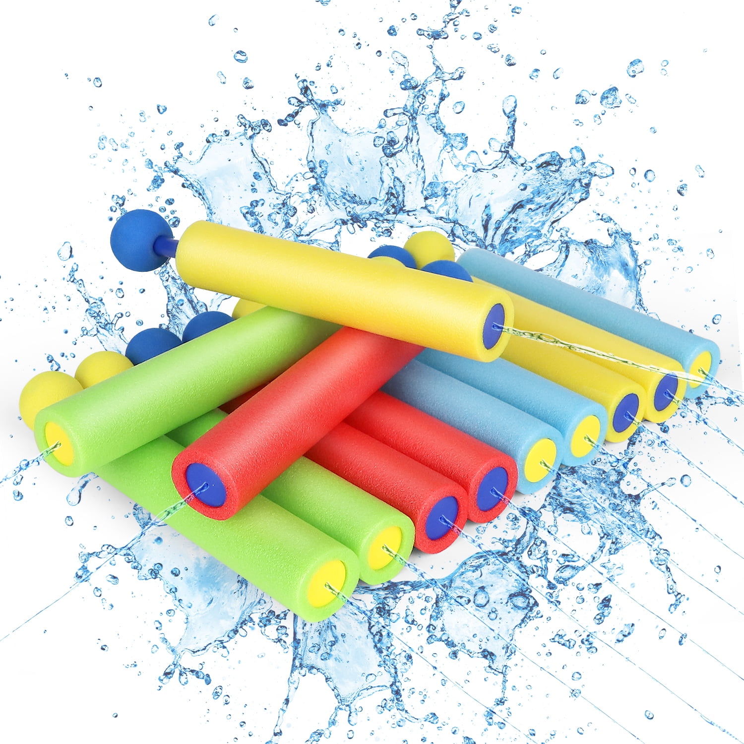 OROLIVING Water Blaster Foam Water Guns Set for Kids Adults 12 Pack ...