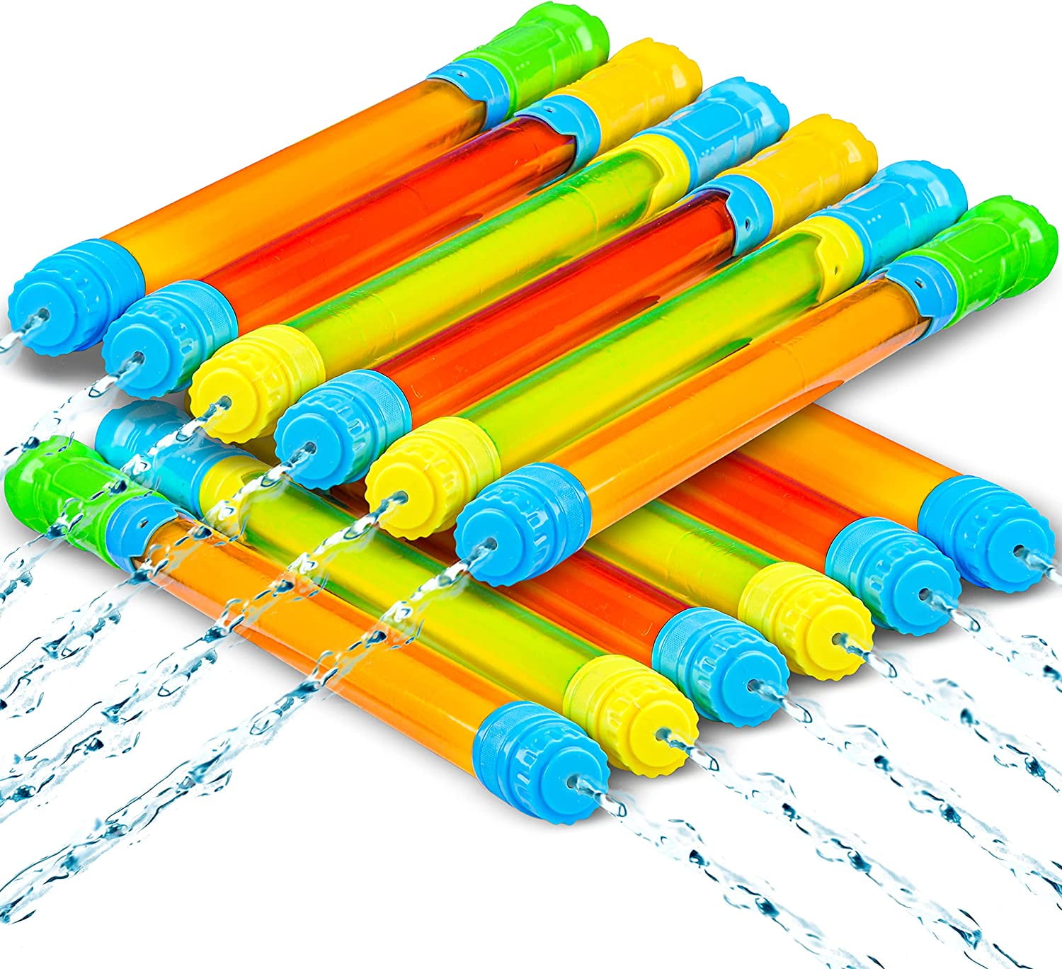12 Pack Water Soaker Bulk, 16.5” Summer Blasters Squirt Guns for Kids ...
