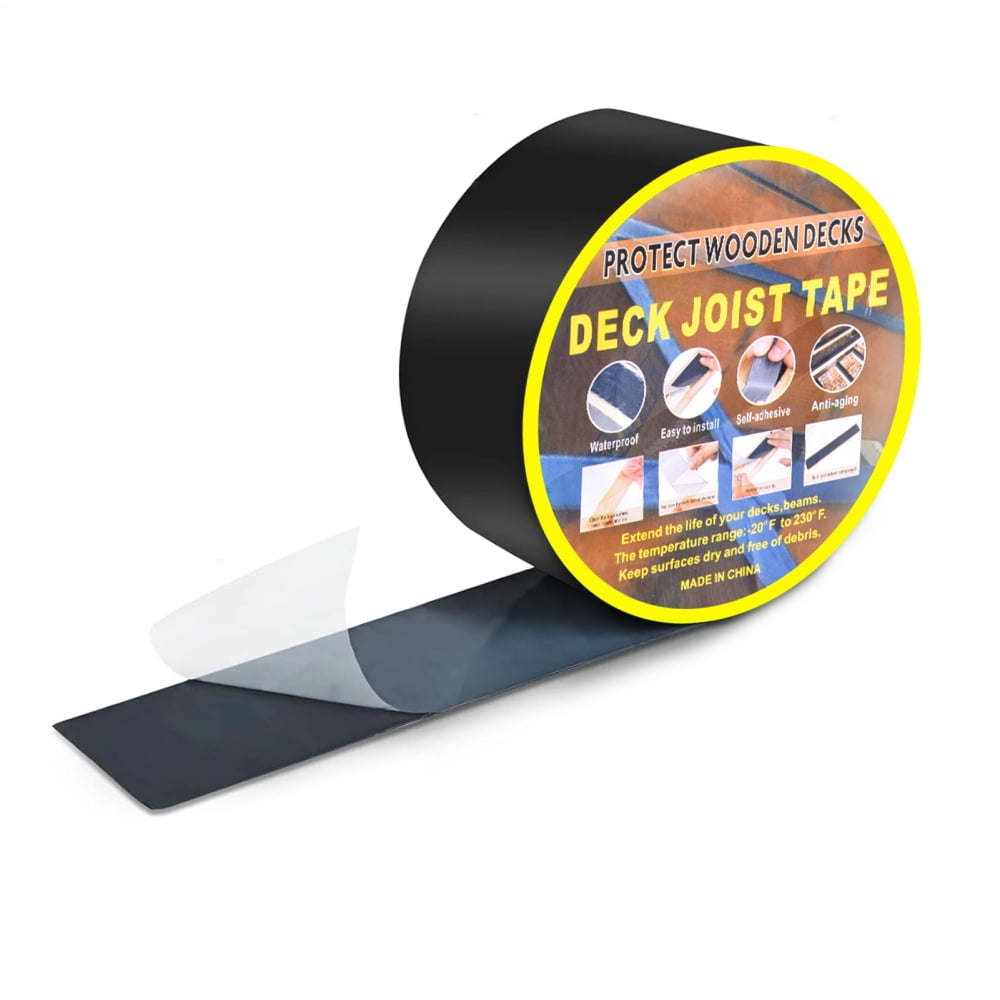 12-Pack Waterproof Butyl Joist Tape 4" x 50', Anti-Corrosion Flashing ...