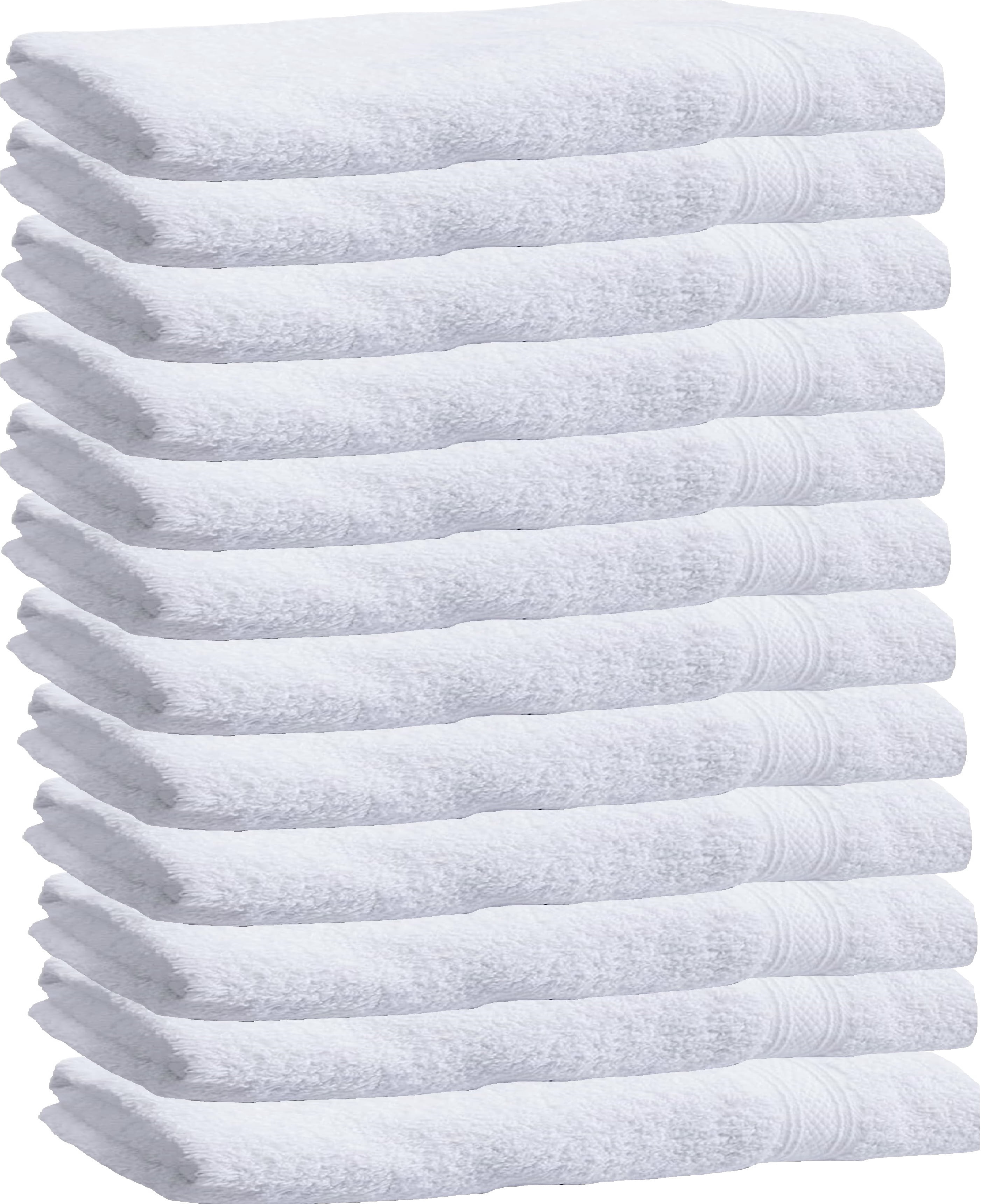 12 Pack Super Absorbent 16x27 White RS Cotton Hand Towels by Towels N ...