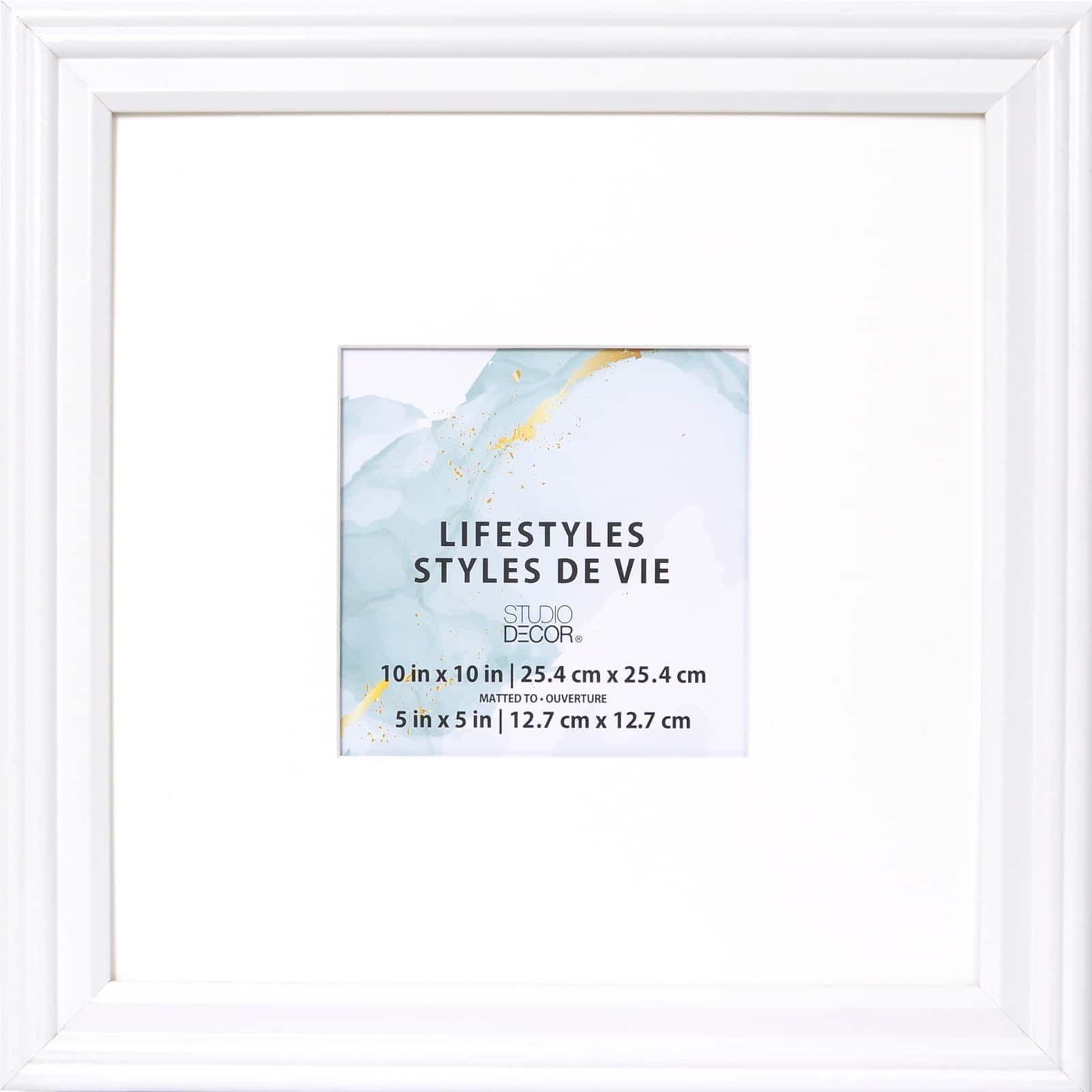 12 Pack: White 5" x 5" Square Frame With Mat, Lifestyles™ By Studio ...