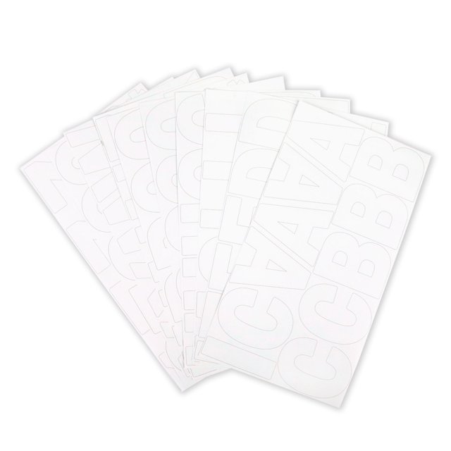 12 Pack: White Alphabet Stickers by Recollections™ - Walmart.com