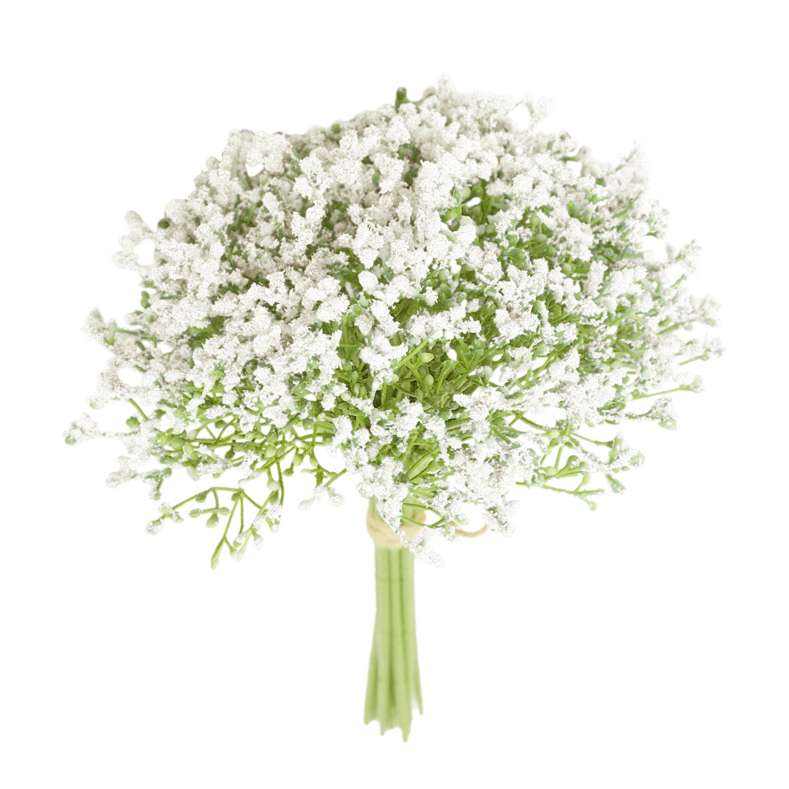 12-Pack White Fake Flower Stems - Real Touch Artificial Roses for Diy ...