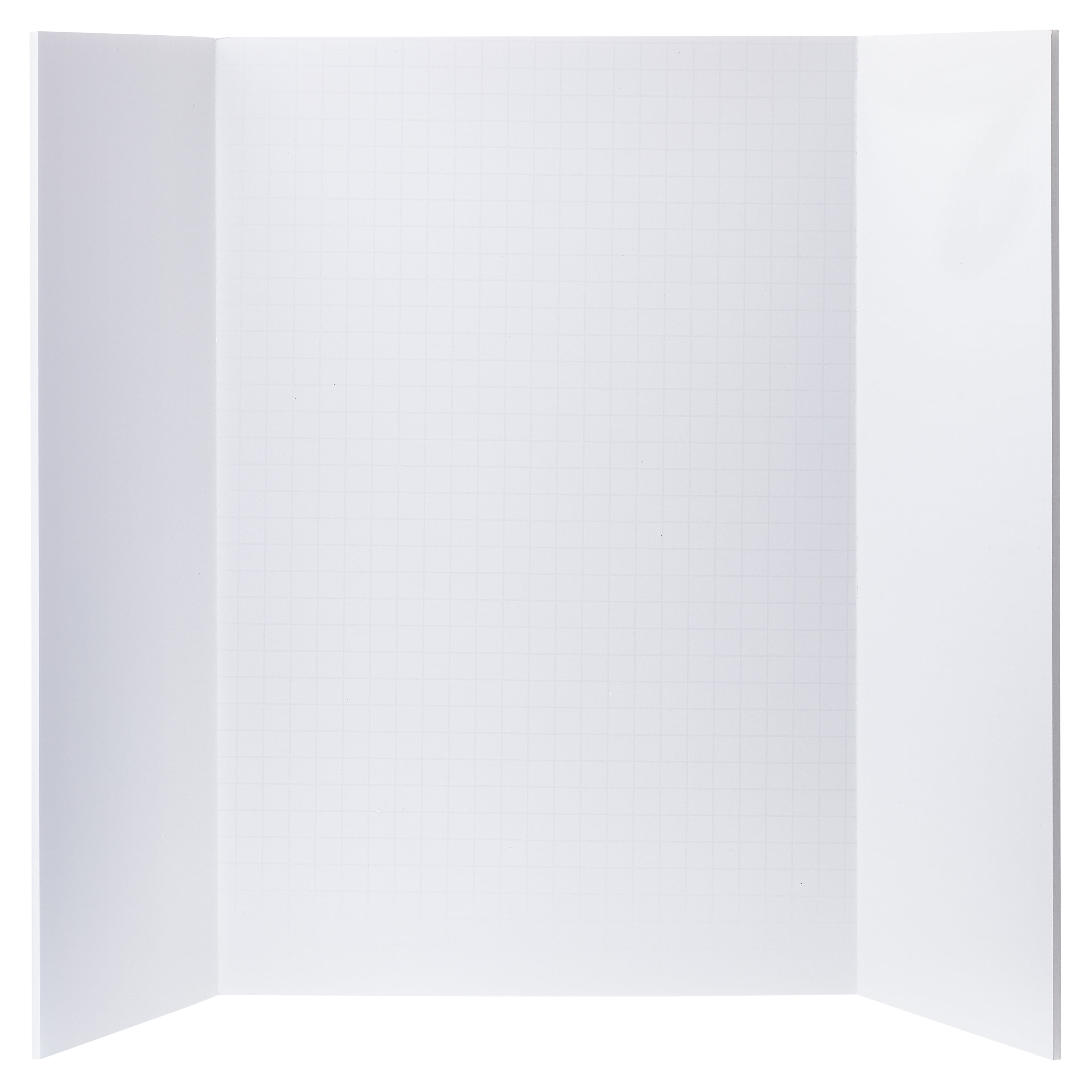 12 Pack: White Guide-Line 18" x 24" Foam Tri-Fold Display Board ...