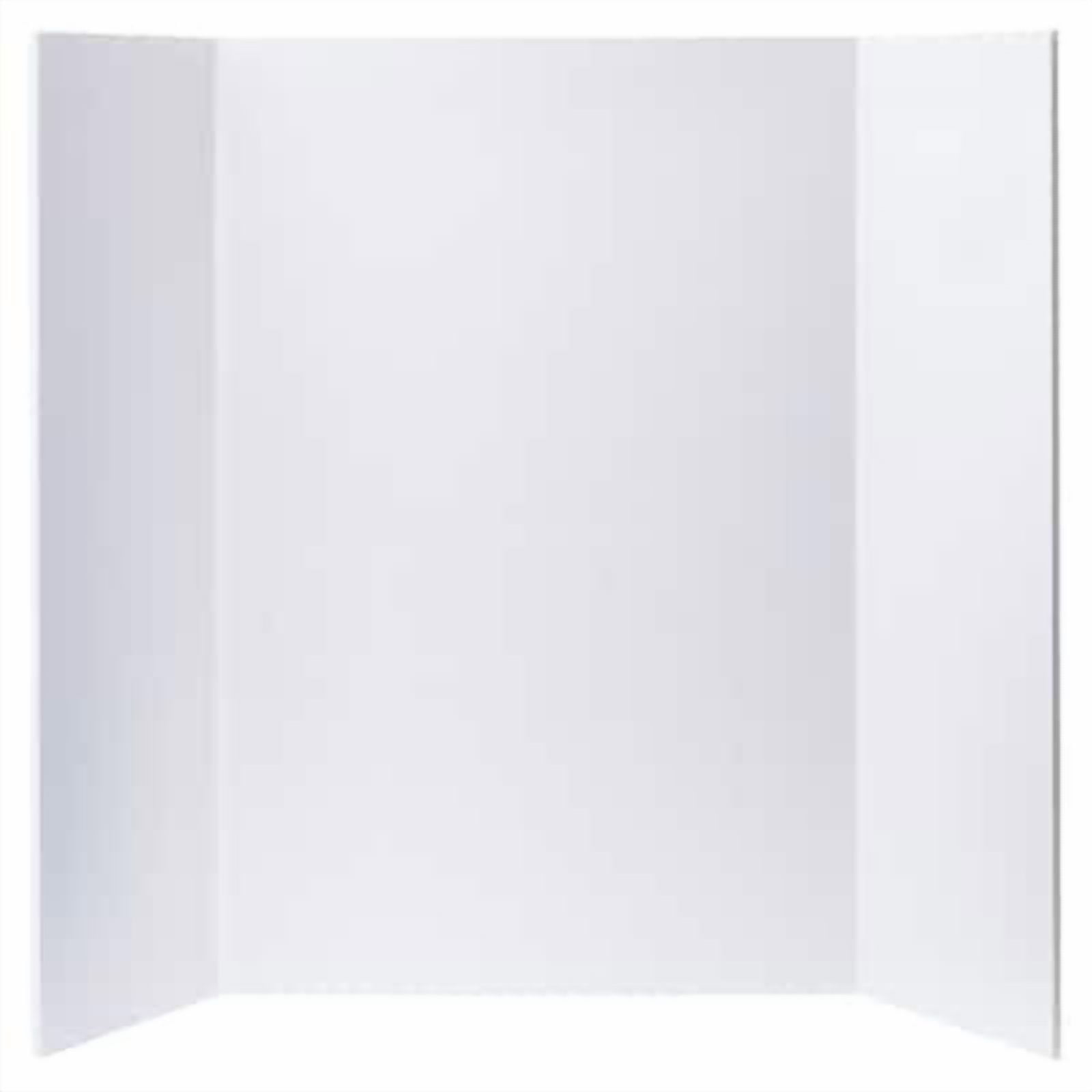 12 Pack: White Guide-Line 18" x 24" Foam Tri-Fold Display Board ...