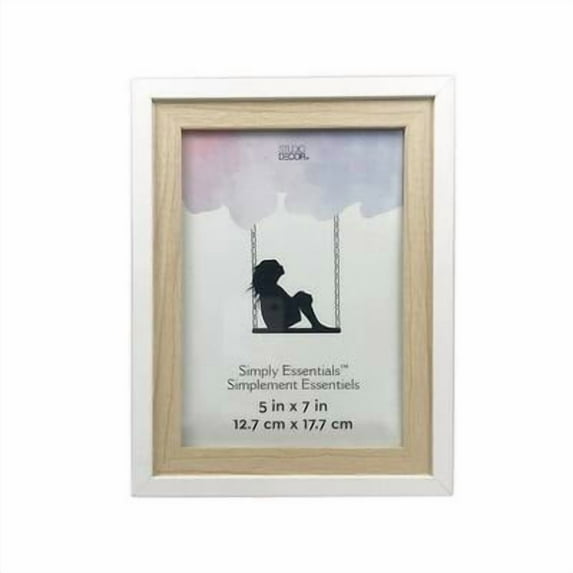 12 Pack: White & Natural Two-Tone 5" x 7" Frame - Simply Essentials™ by ...