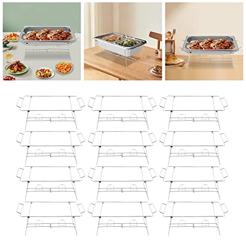 12 Pack Wire Rack Buffet Stand, Foldable Chafing Wire Racks Easy ...