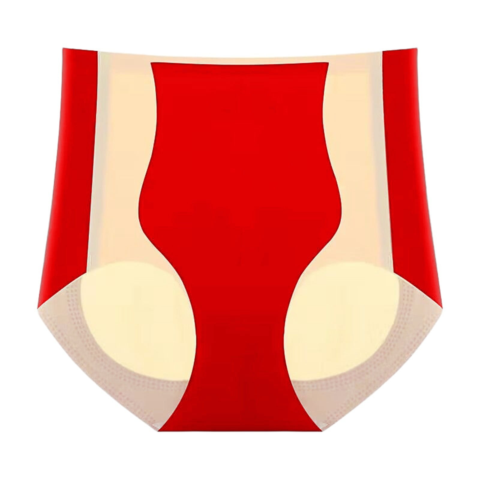 12 Pack Womens Underwear High Waist Shaping Ice Silk Seamless Body ...