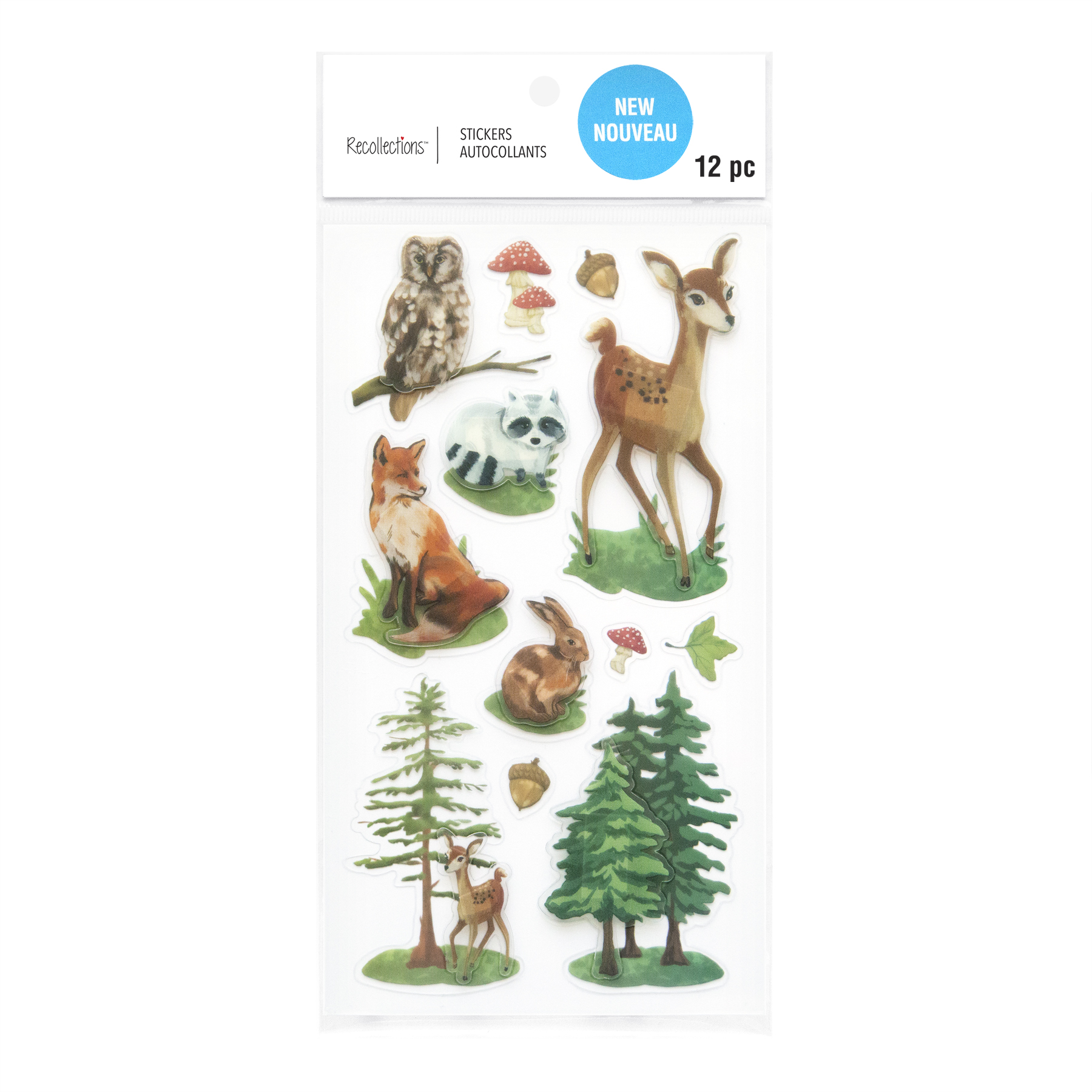 12 Pack: Woodland Animal Stickers by Recollections™ - Walmart.com