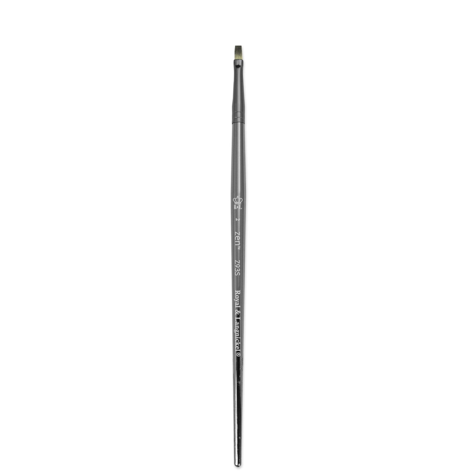 12 Pack: Zen™ Series 93 Short Handle Flat Shader Brush - Walmart.com