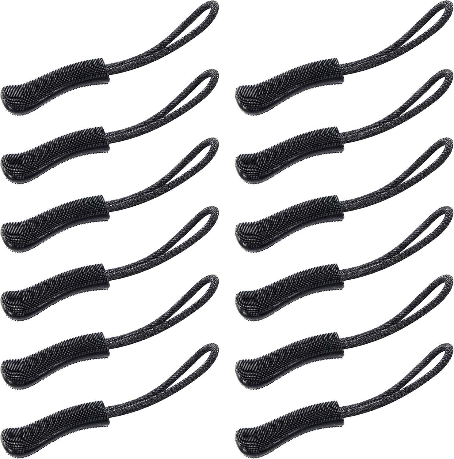12 Pack Zip Pulls, Zip Tags Cord Pulls, Zip Puller Replacement For ...
