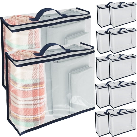 XiYing Foldable Plastic Storage Box Set, Waterproof Clothing Organizer ...