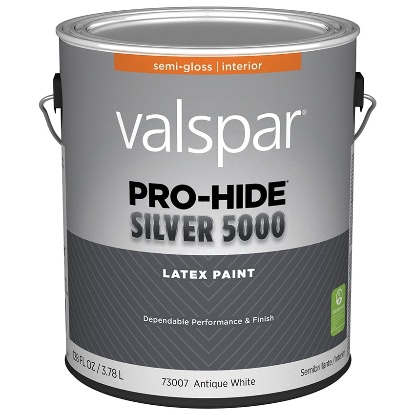 12-Pack of 1 gal Valspar 73007 Antique White Pro-Hide Silver 5000 ...
