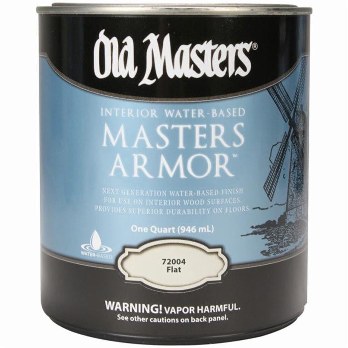 12-Pack of 1 qt Old Masters 72004 Masters Armor Interior Water-Based ...
