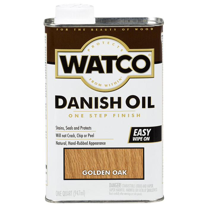 12-Pack of 1 qt Rust-Oleum 65141 Golden Oak Watco Danish Oil Finish ...