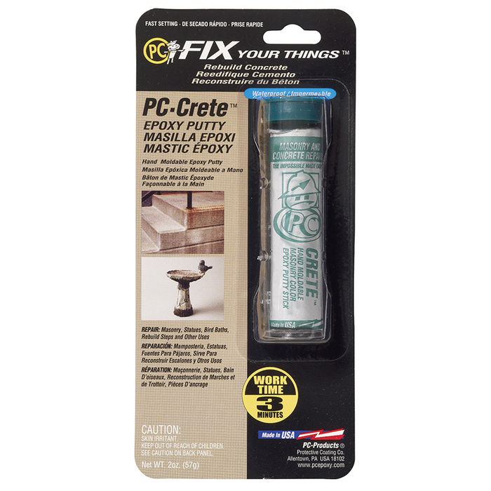 12-Pack of 2 oz Protective Coatings 025581 PC-Crete Hand Moldable Epoxy ...