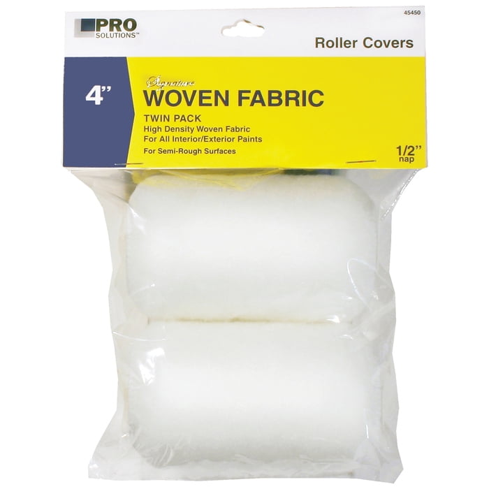 12 Pack of 4″ x 1/2″ Nap Pro Solutions 45450 Signature, White Woven ...