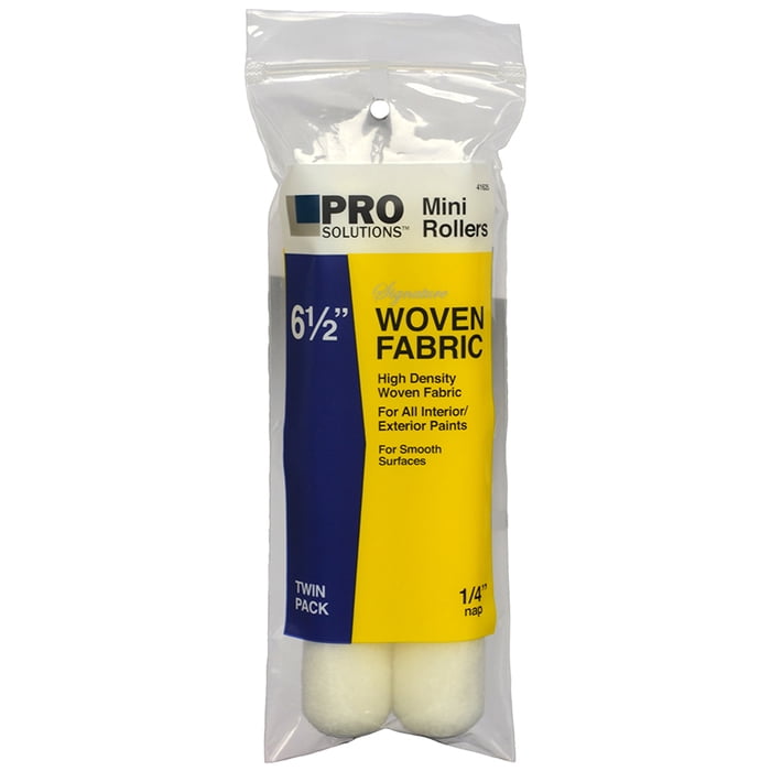 12 Pack of 6-1/2″ x 1/4″ Nap Pro Solutions 41625 Signature, White Woven ...