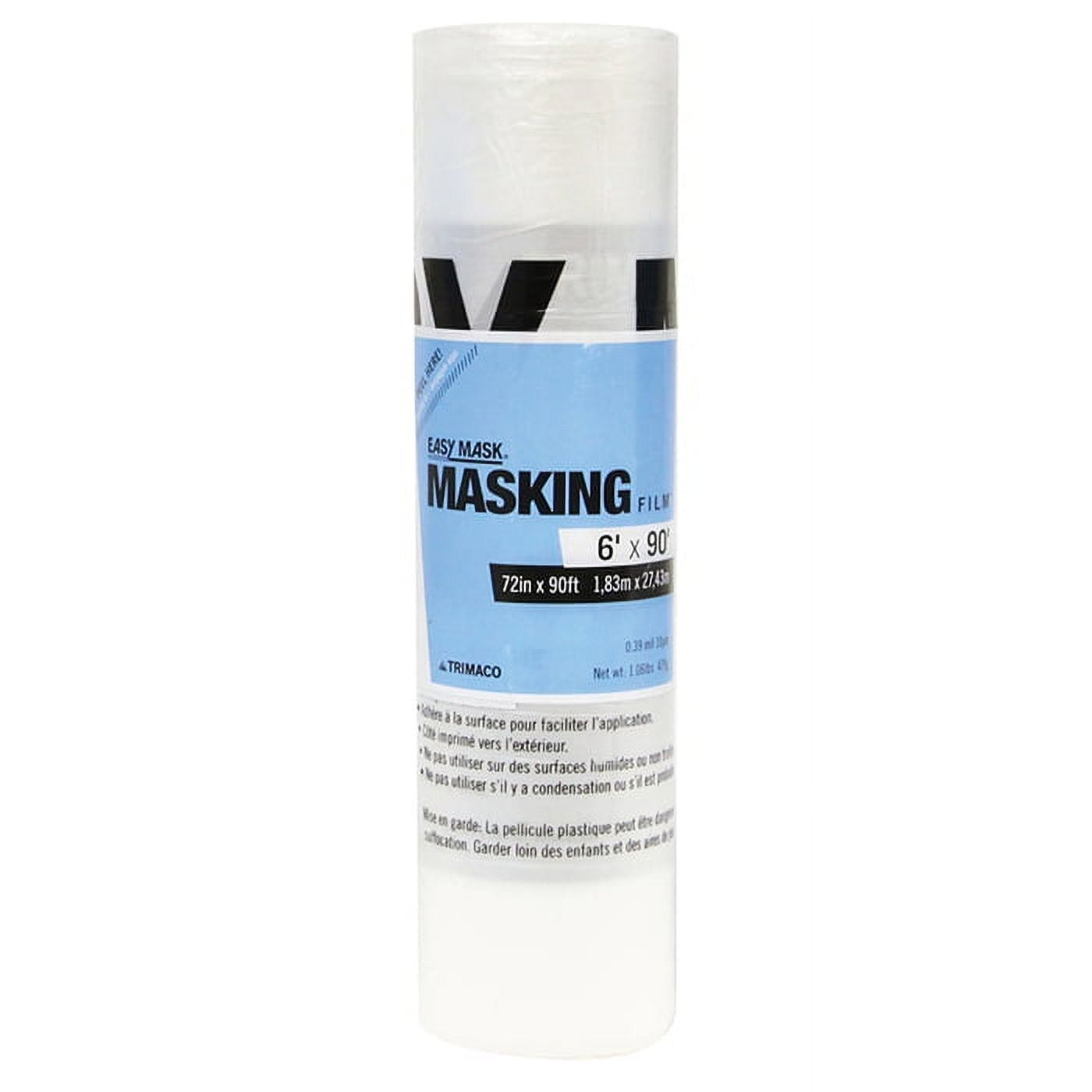 12-Pack of 72” x 90’ Trimaco 67290 Easy Mask .4-Mil Standard Grade ...