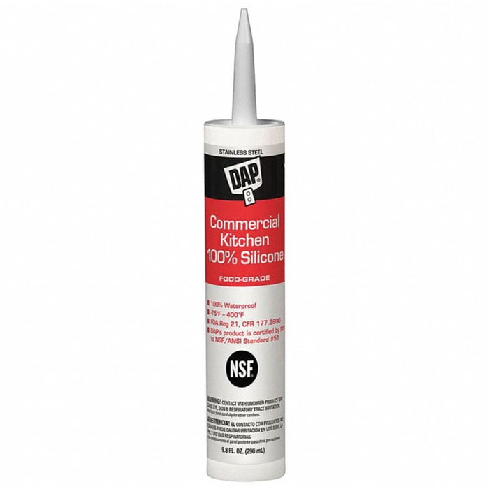 12 Pack of 9.8 oz Dap 08660 Commercial Kitchen Stainless Steel 100% ...
