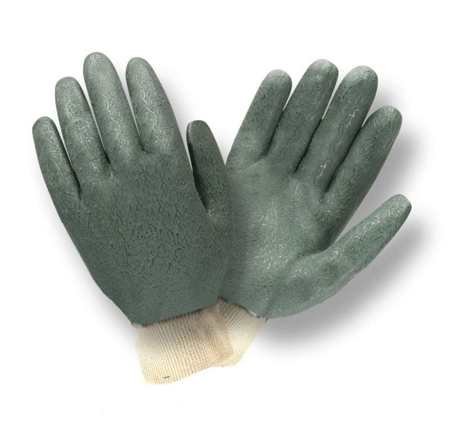 Cordova 5200J Green Double Dipped Gloves, Etched Grip, Jersey Lined ...