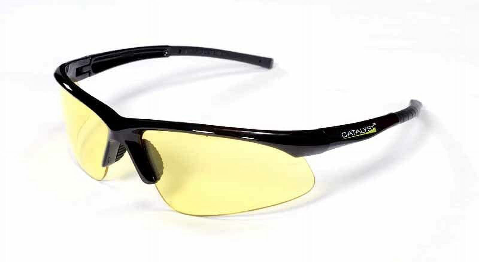 12-Pack of Cordova EOB30S Catalyst Black Gloss Frame, Amber Lens ...
