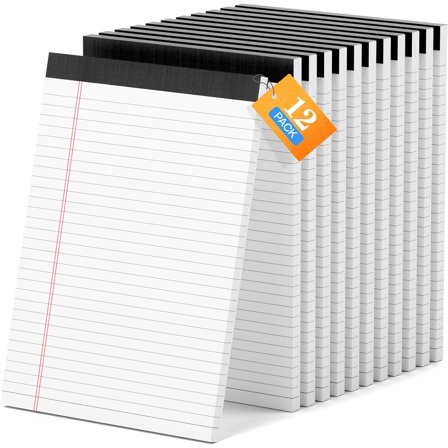 Ampad Earthwise Recycled Writing Pad 8 1/2 x 11 3/4 White 40 Sheets 4 ...