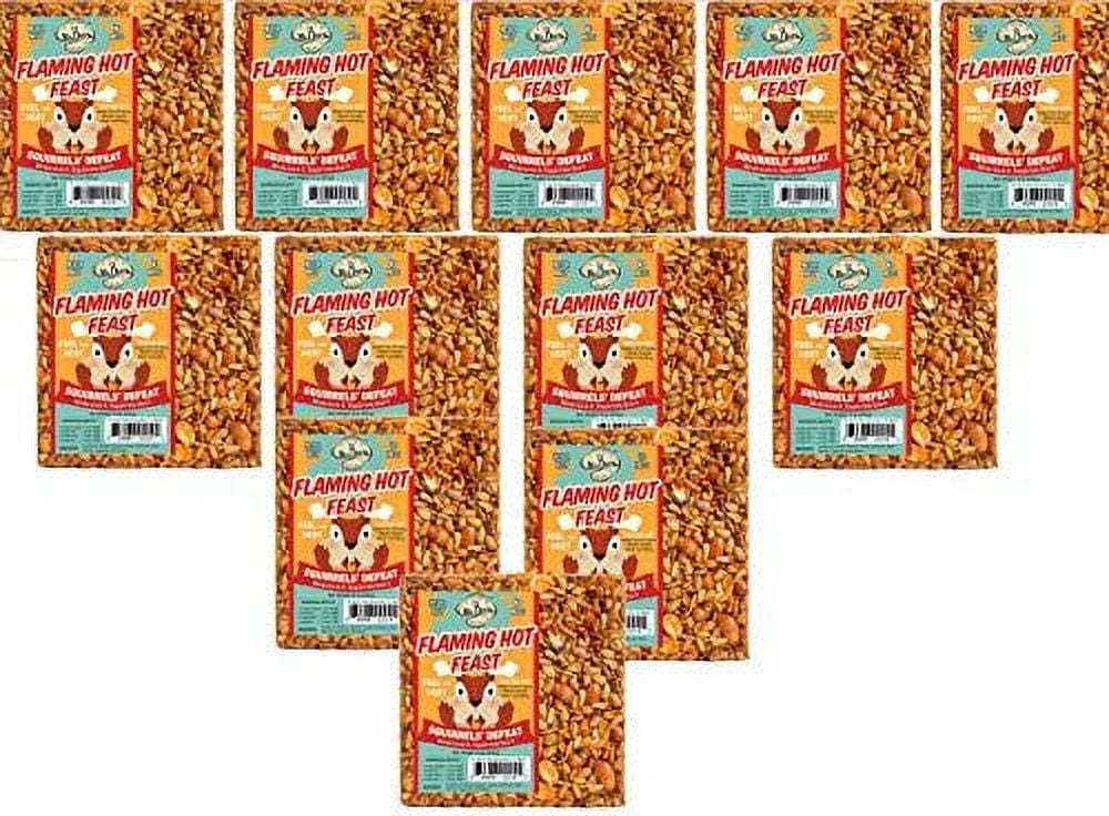 12-Pack of Mr. Bird Flaming Hot Feast Small Wild Bird Seed Cake 4 oz ...